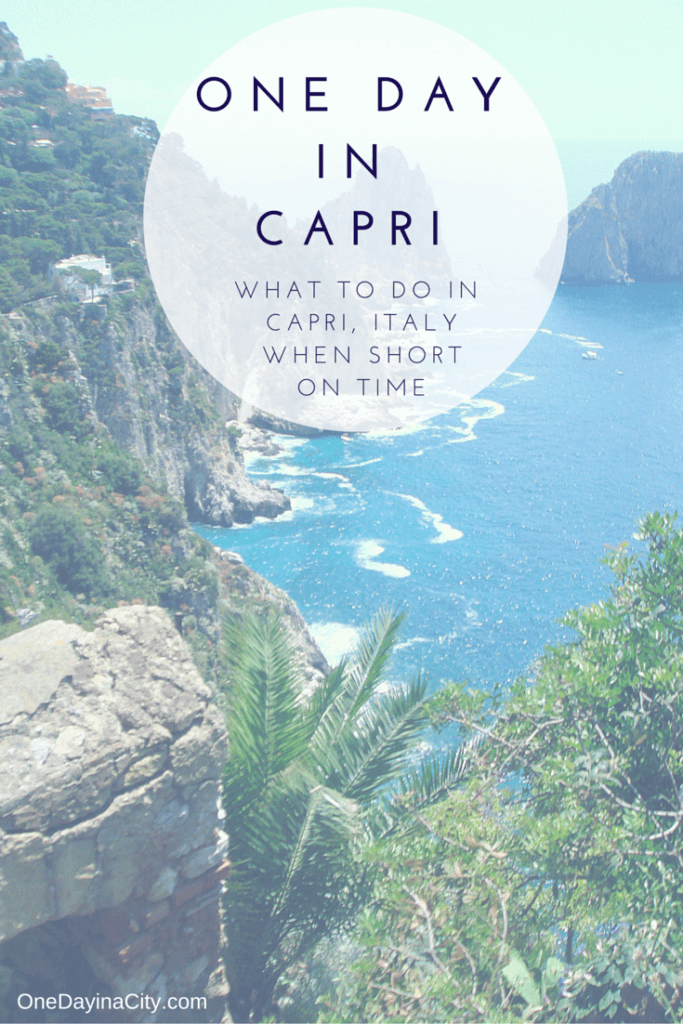 One Day in Capri, Italy